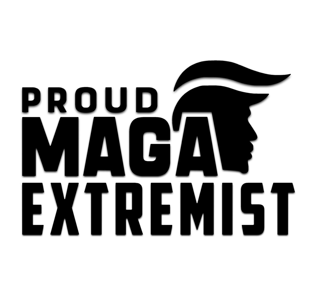 MAGA Extremist Decal - Etsy