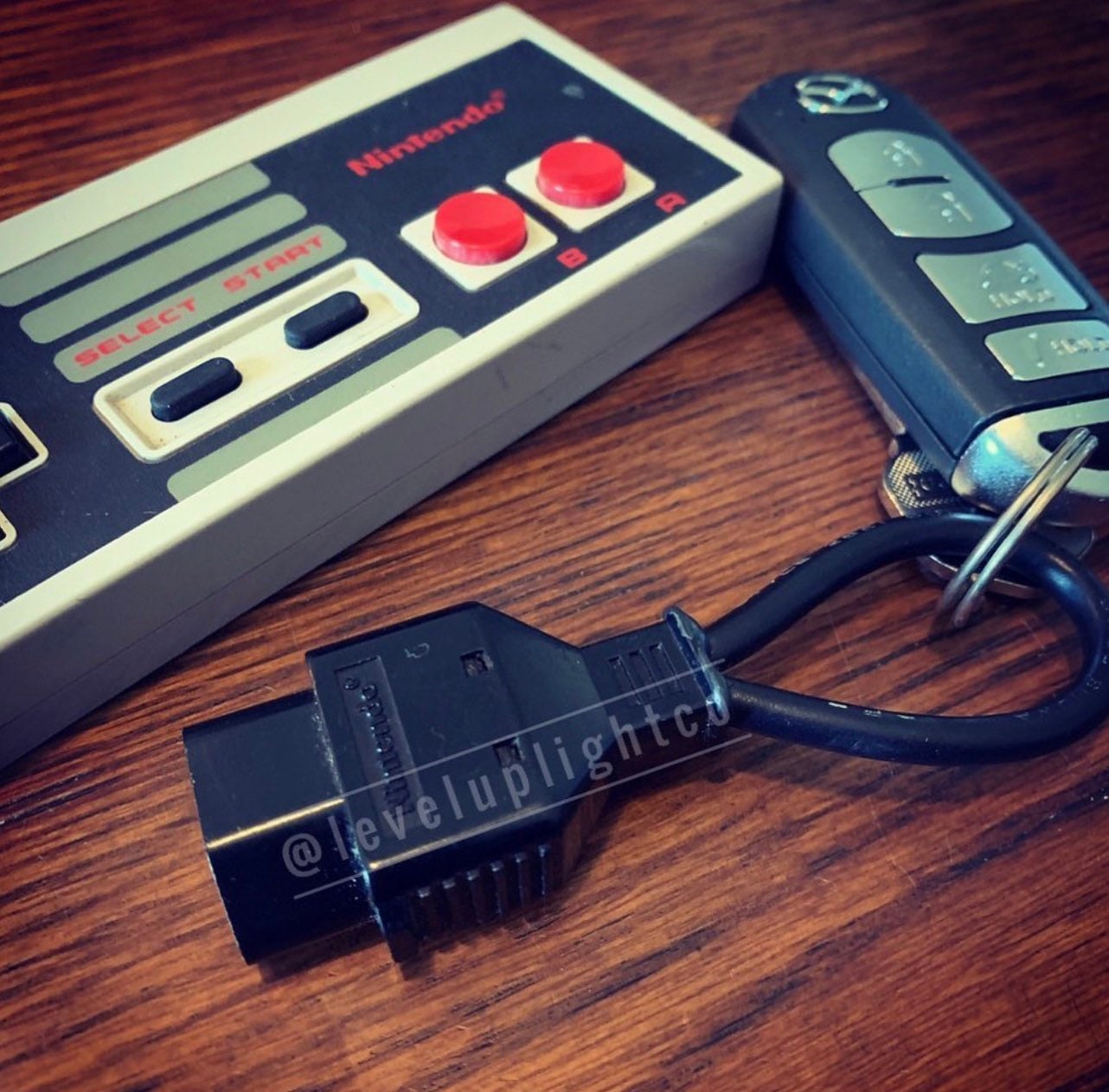 Nintendo NES Controller Keychain - Etsy