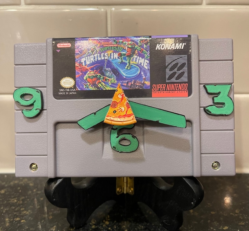 SNES Game Cartridge Clock, Made to Order - Etsy