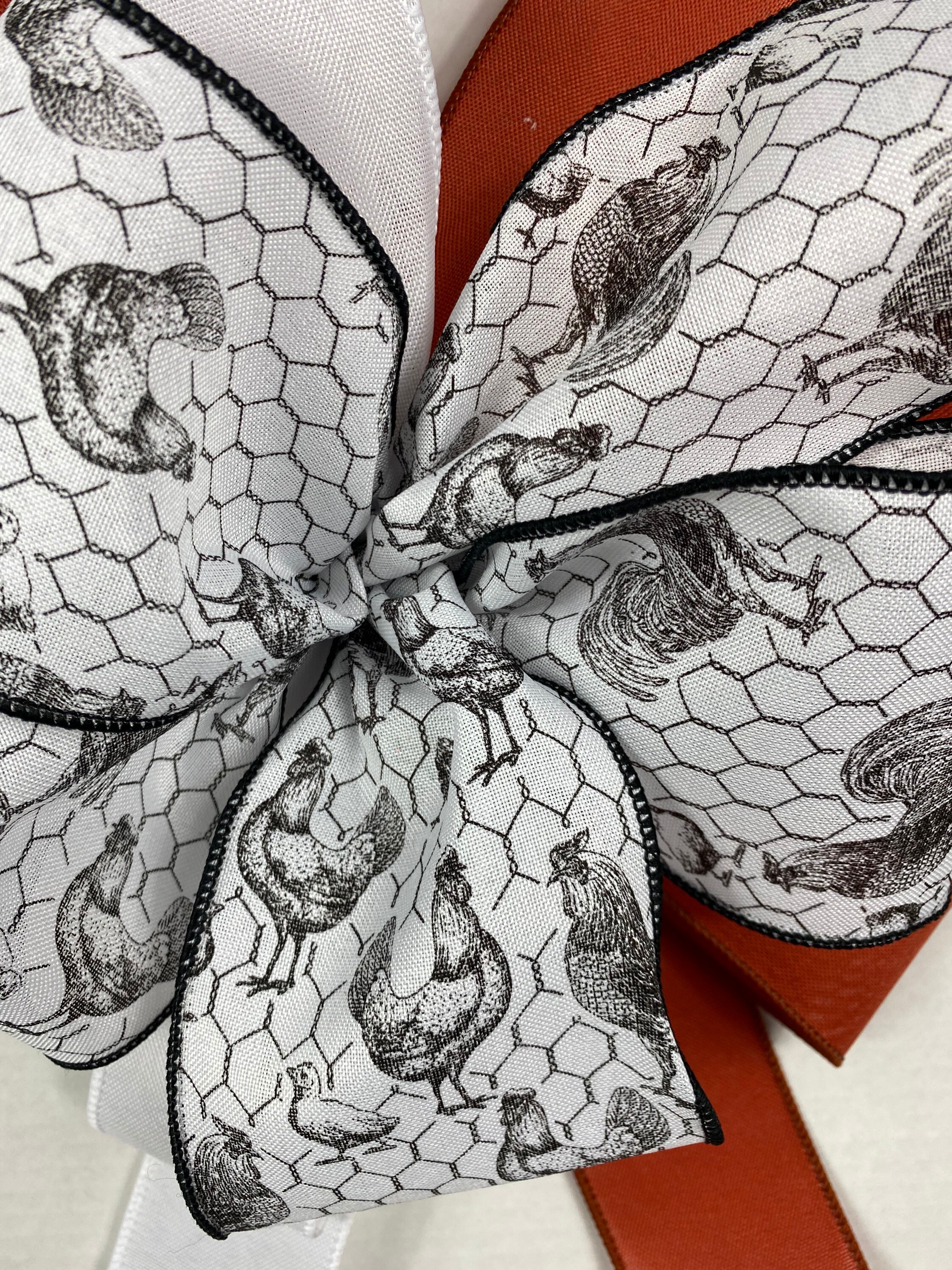 Rooster Bow Rustic Bow Country Bow Kitchen Decoration Bow - Etsy