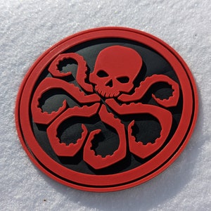 Hydra Emblem | 3D Printed | Wall Mount | Coaster | Desk Ornament | - Etsy