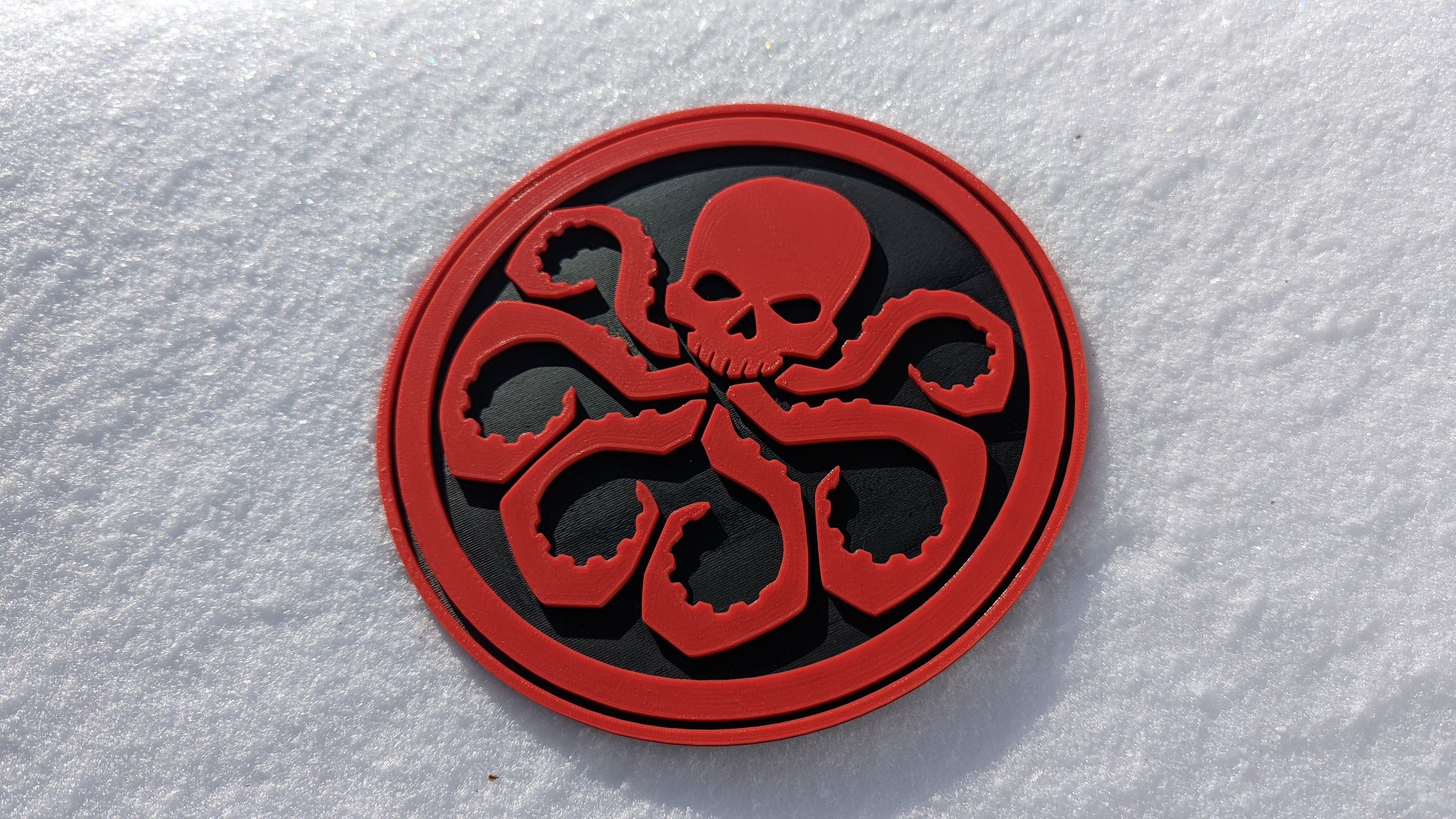Hydra Emblem 3D Printed Wall Mount Coaster Desk Ornament - Etsy