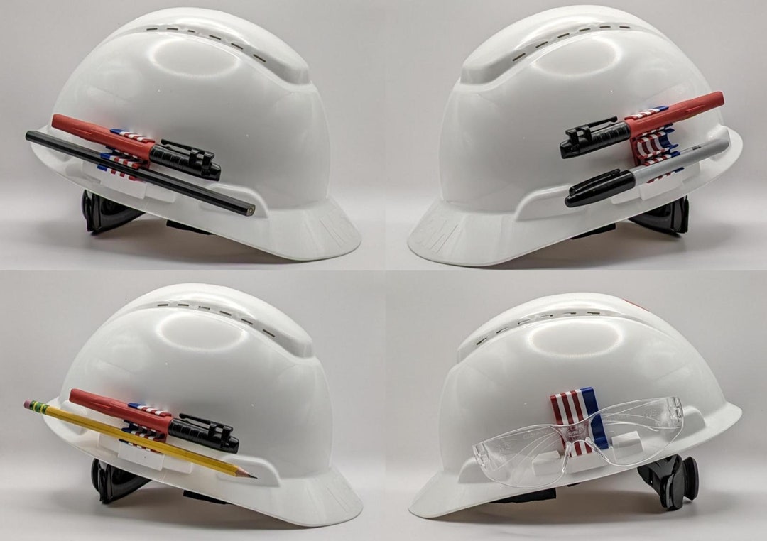Hard Hat Clip Collection 4 Pack Durable Tough Watch Smash Test - Etsy