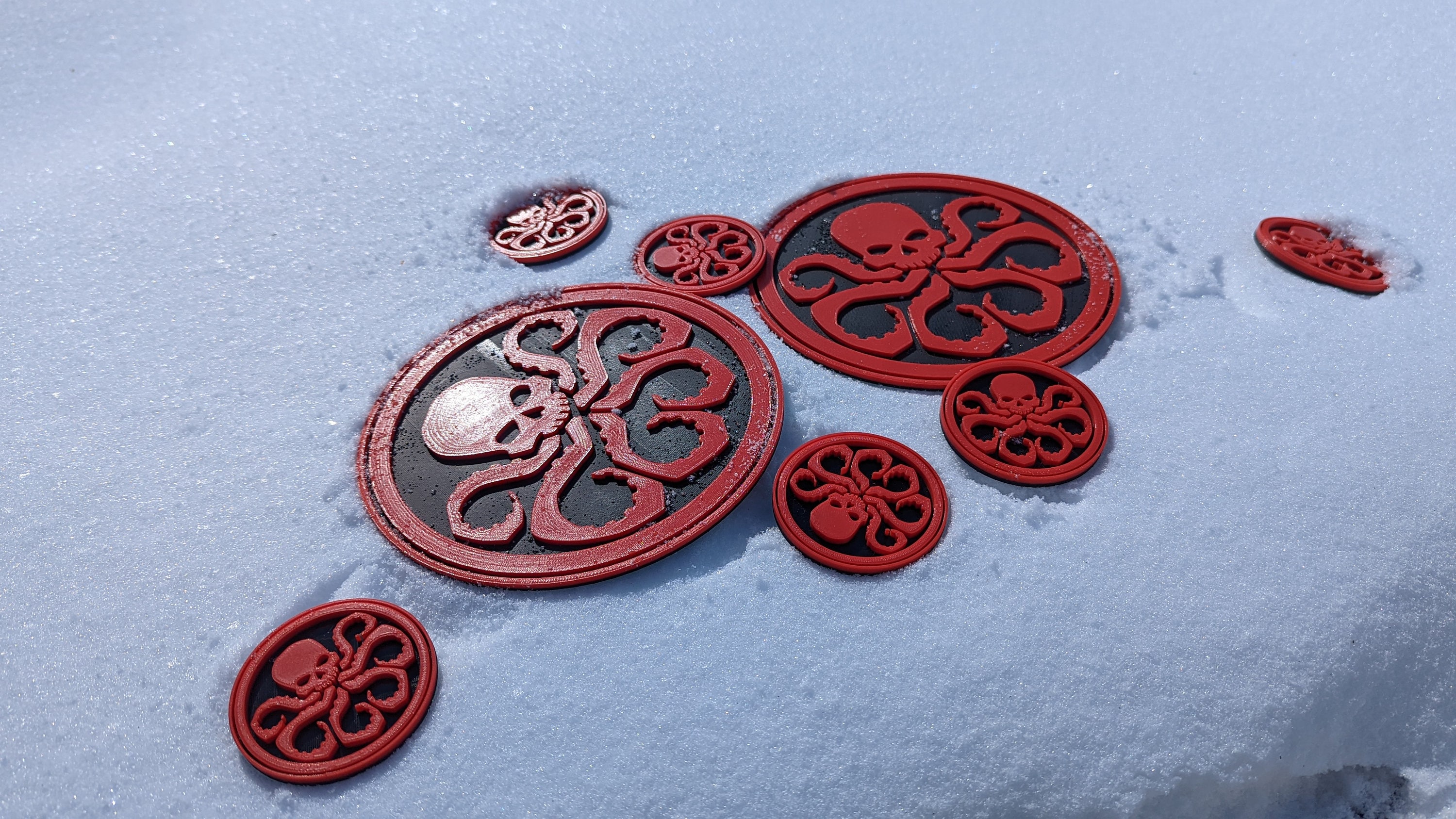 Hydra Emblem | 3D Printed | Wall Mount | Coaster | Desk Ornament | - Etsy