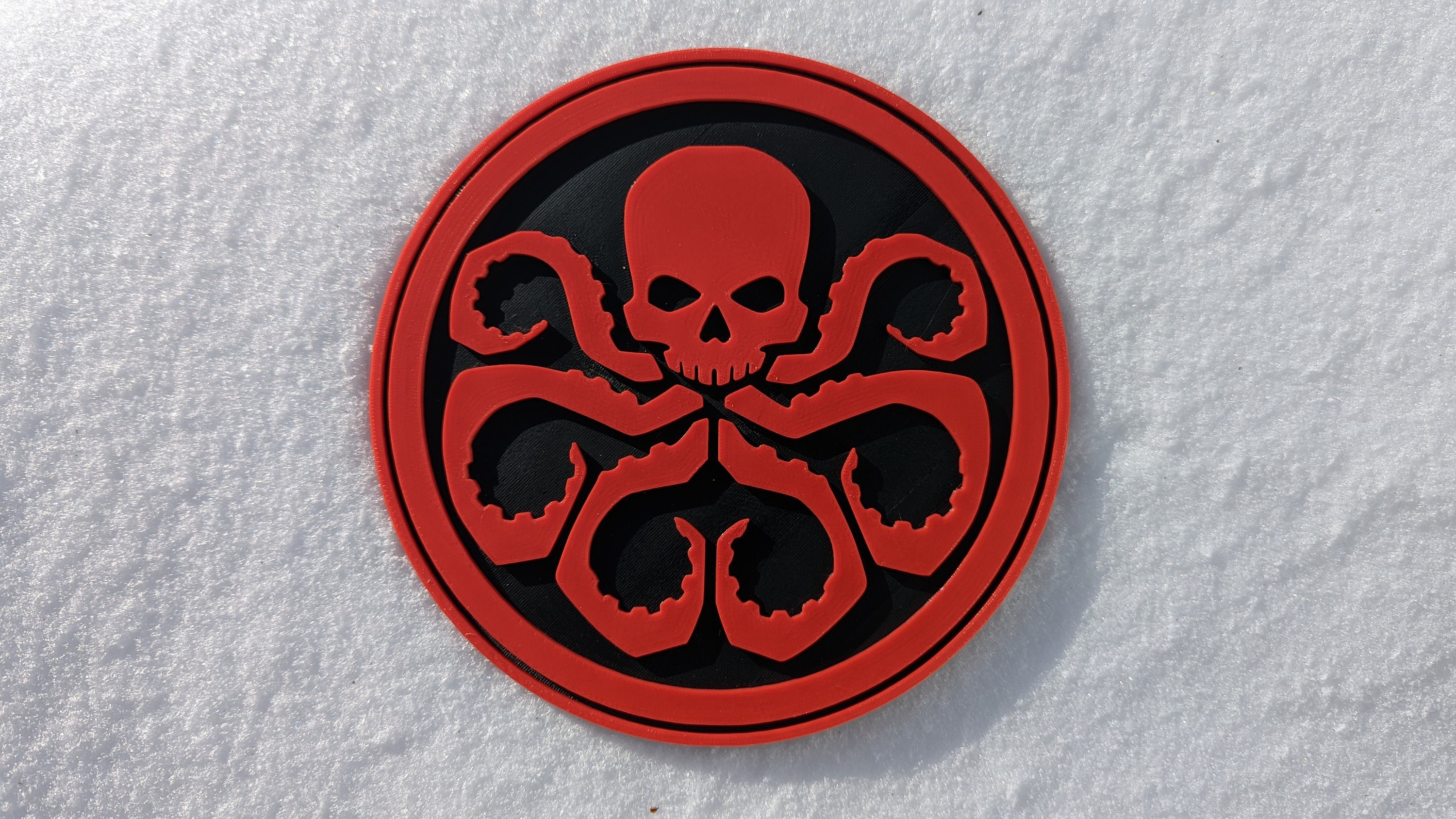Hydra Emblem | 3D Printed | Wall Mount | Coaster | Desk Ornament | - Etsy