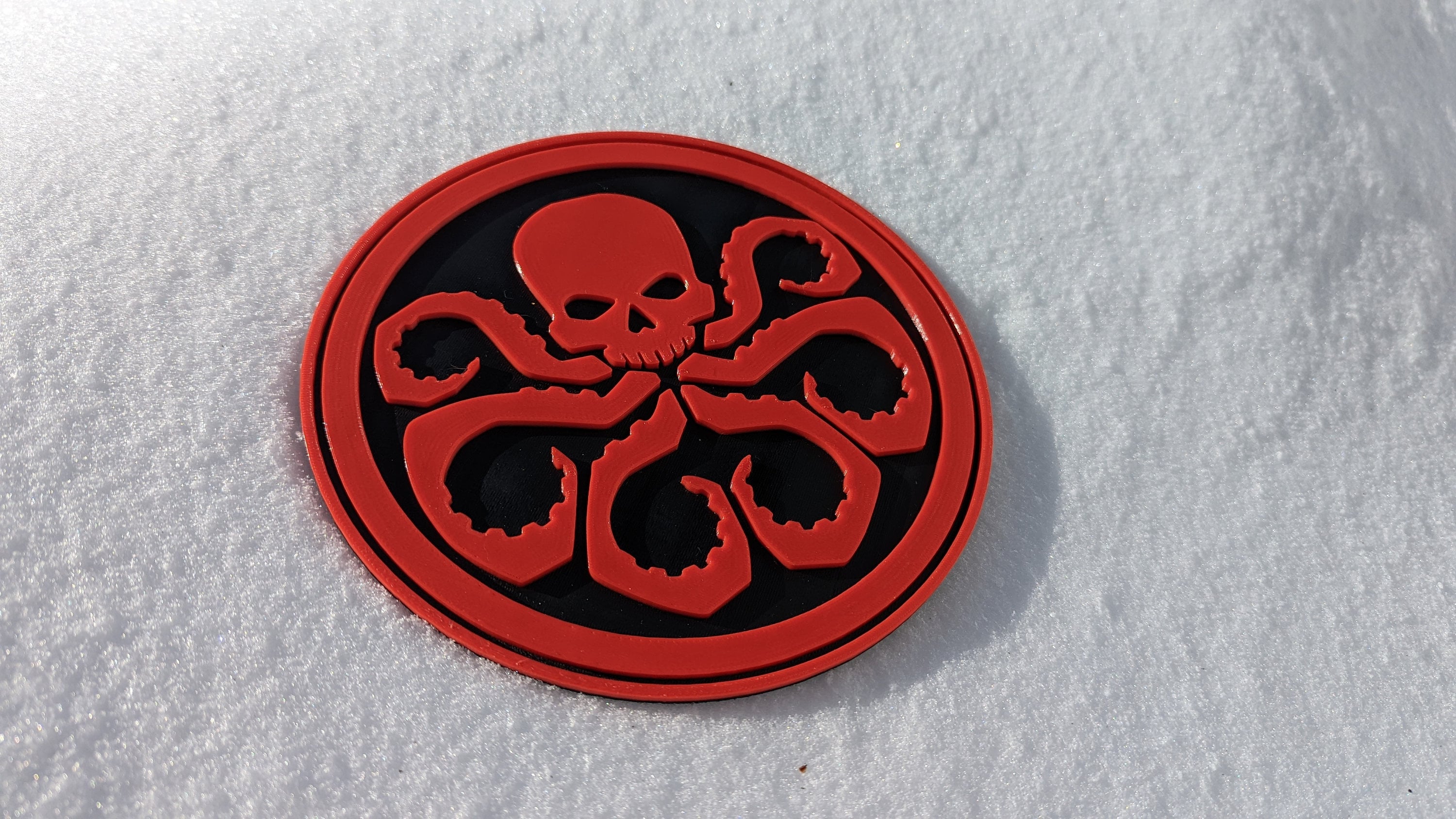 Hydra Emblem 3D Printed Wall Mount Coaster Desk Ornament - Etsy