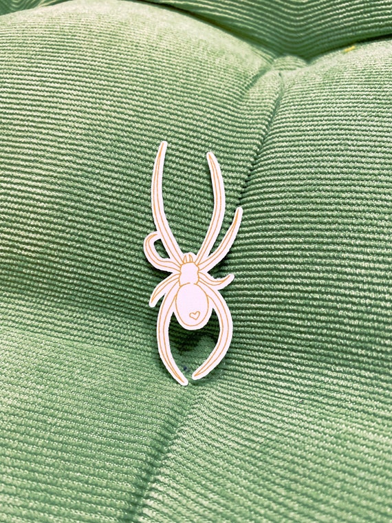 Y2k Spider White Matte Waterproof Stickers - Etsy