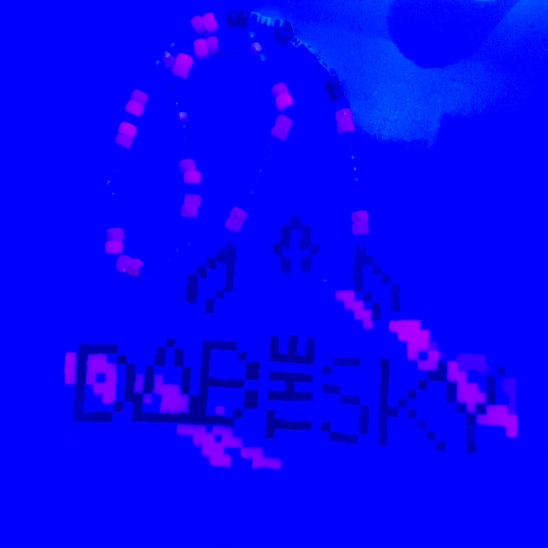 Dab the Sky Kandi Necklace - Dabin / Said the Sky B2B Galaxy Perler ...