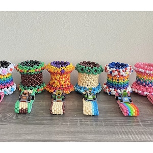 Mario Kart Inspired Huge CUSTOM 3D Rotating Kandi Cuff Bracelets With ...