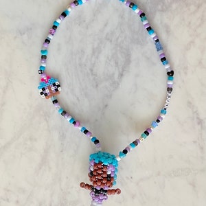 Powerpuff Girls Kandi Necklace - Power of Four 3D Kandi Characters ...