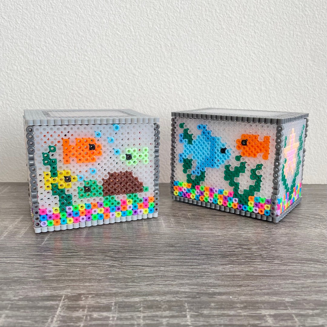 Fish Tank Box - Mini Aquarium - Handmade Small Jewelry Beaded Box ...