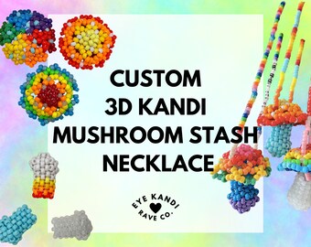Kandi Mushroom Necklace - Etsy