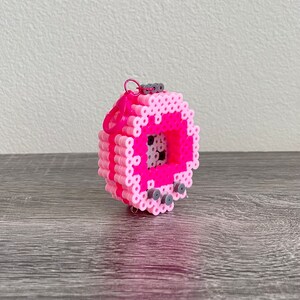 Tomagachi Shaker Keychain - 3D Kandi Perler Charm - Unique Handmade ...