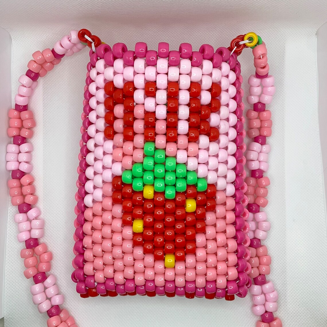 Strawberry Milk Carton Kandi Purse Y2K Crossbody Bag - Etsy