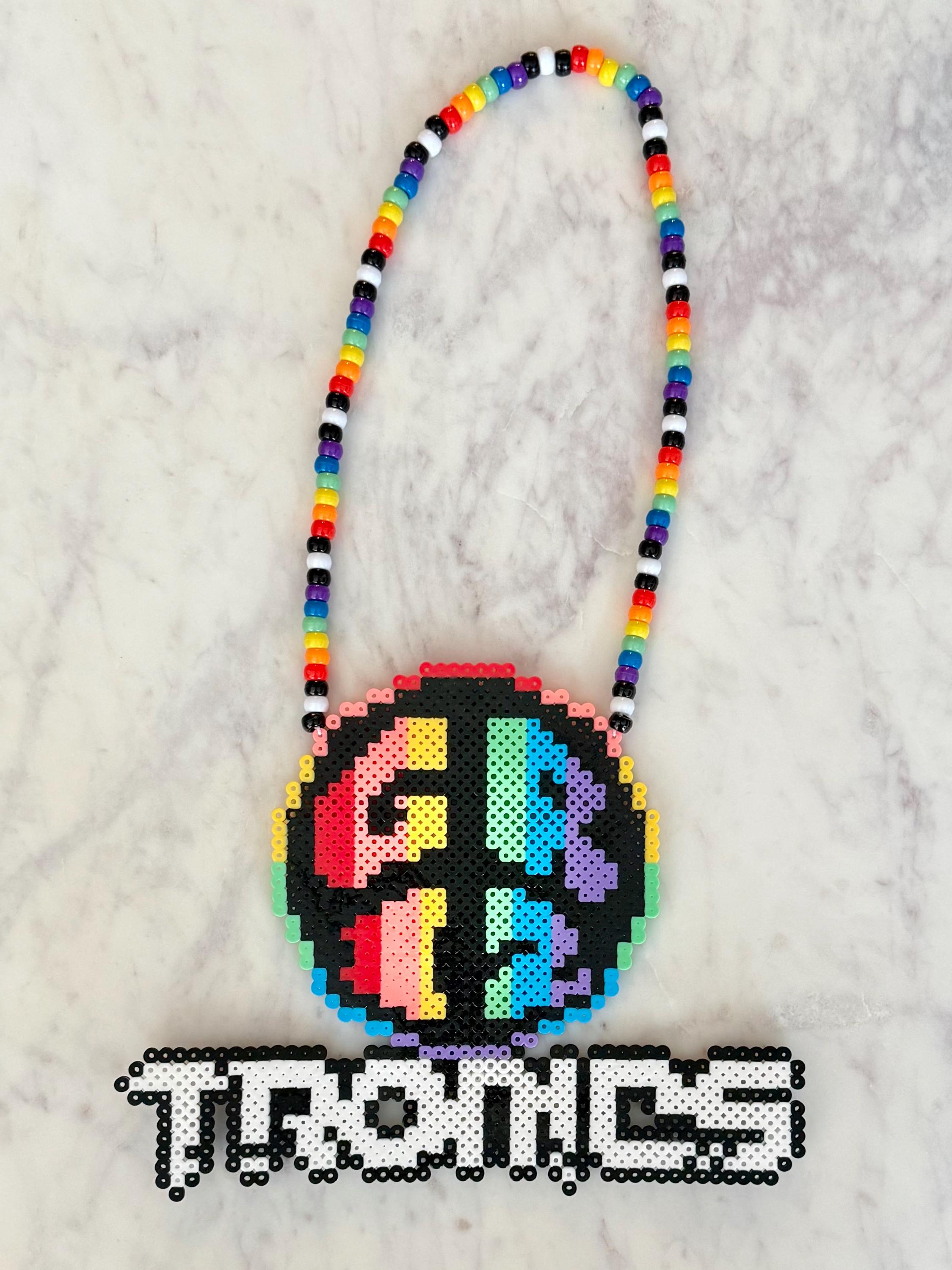 Griz X Subtronics Inspired Perler Necklace – Griztronics Rave Kandi ...
