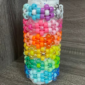 CUSTOM Flower Kandi Cuff Bracelet/anklet/armband Made to Order - Etsy