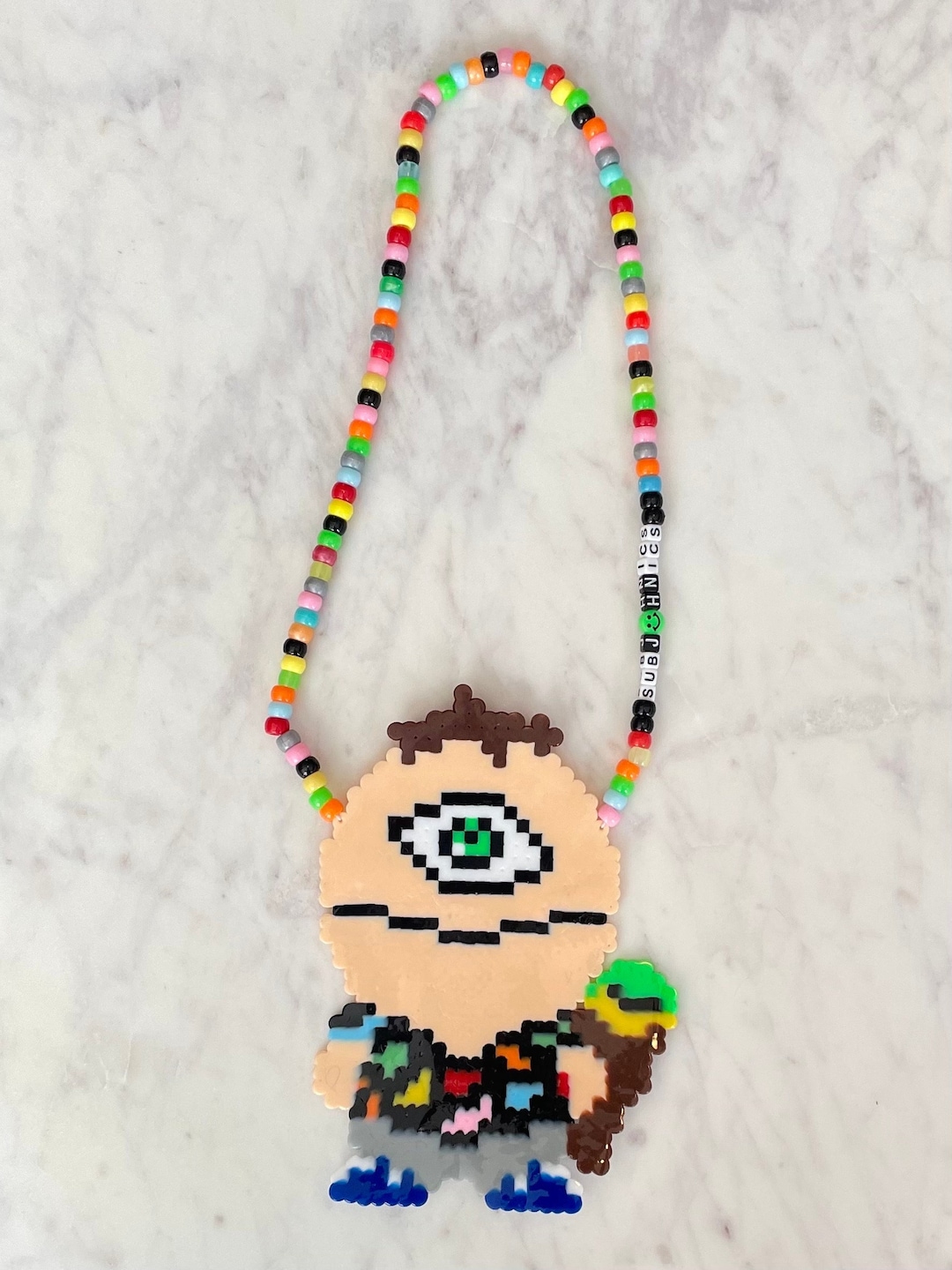 Subtronics / John Summit Kandi Necklace - Subjohnics Ike B2B Perler ...