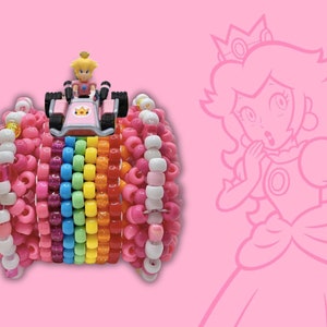 Mario Kart Inspired Huge CUSTOM 3D Rotating Kandi Cuff Bracelets With ...