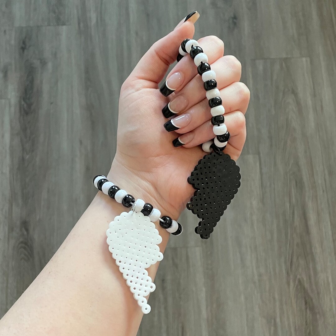 Matching Kandi Bracelets - CUSTOM Best Friends, Couples Kandi With ...