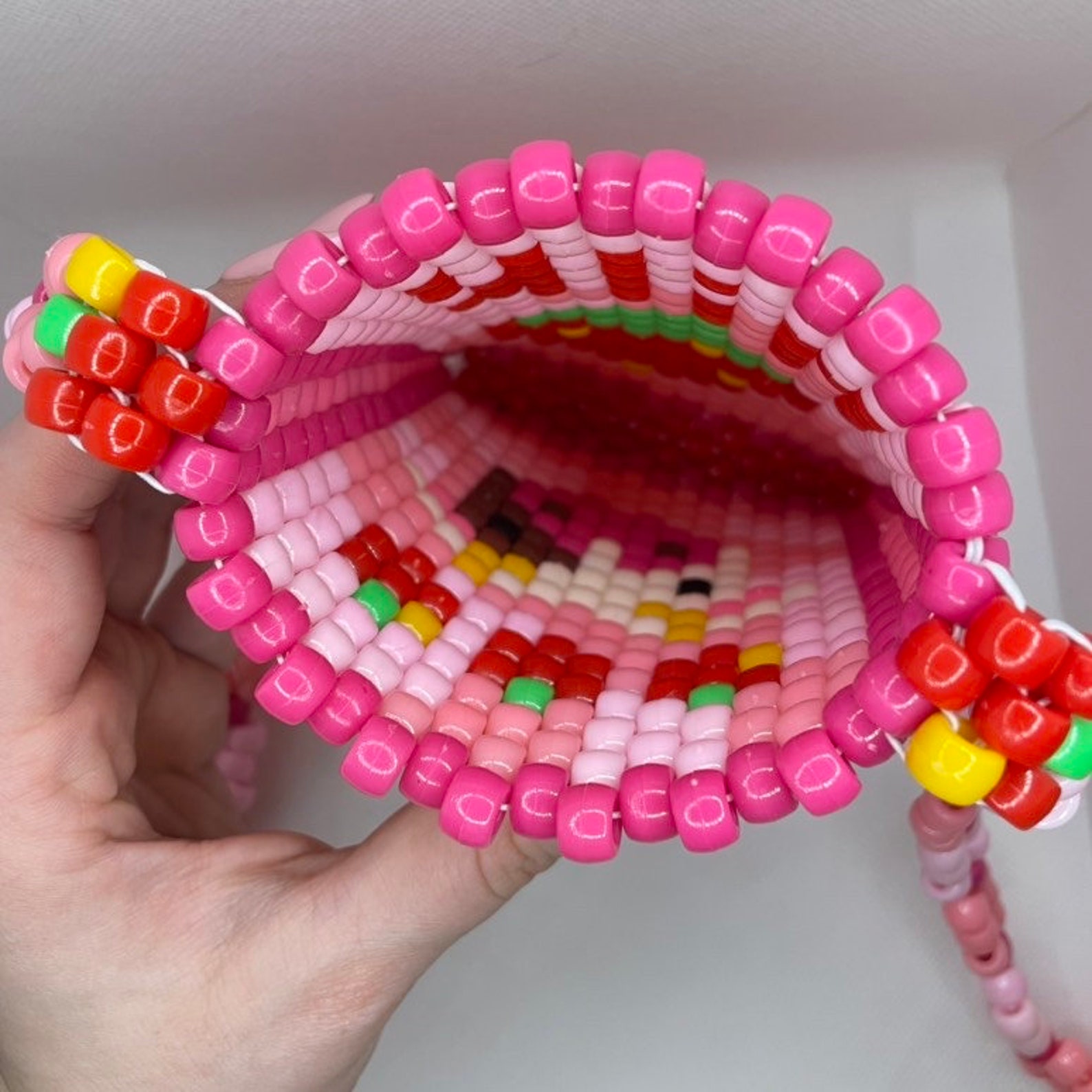 Strawberry Milk Carton Kandi Purse Y2K Crossbody Bag - Etsy