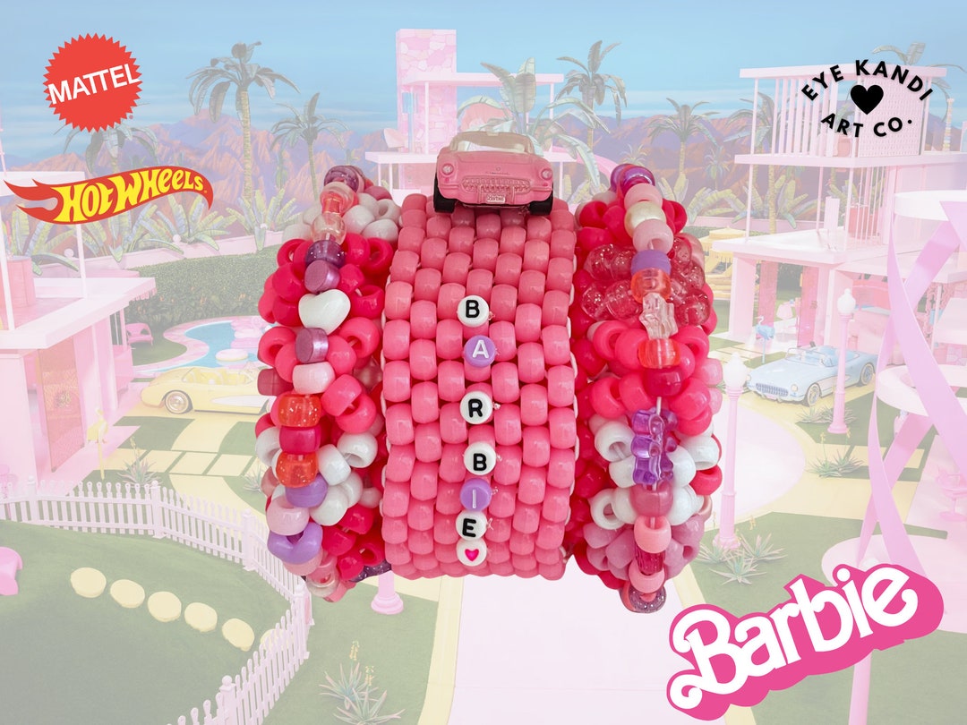 Barbie Movie Inspired Monster 3D Rotating Kandi Cuff Bracelet W/ 1956 ...