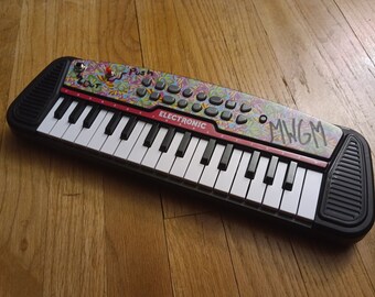 Vintage Casio PT-100 Keyboard Synthesizer Circuit Bending 1980s Synth ...