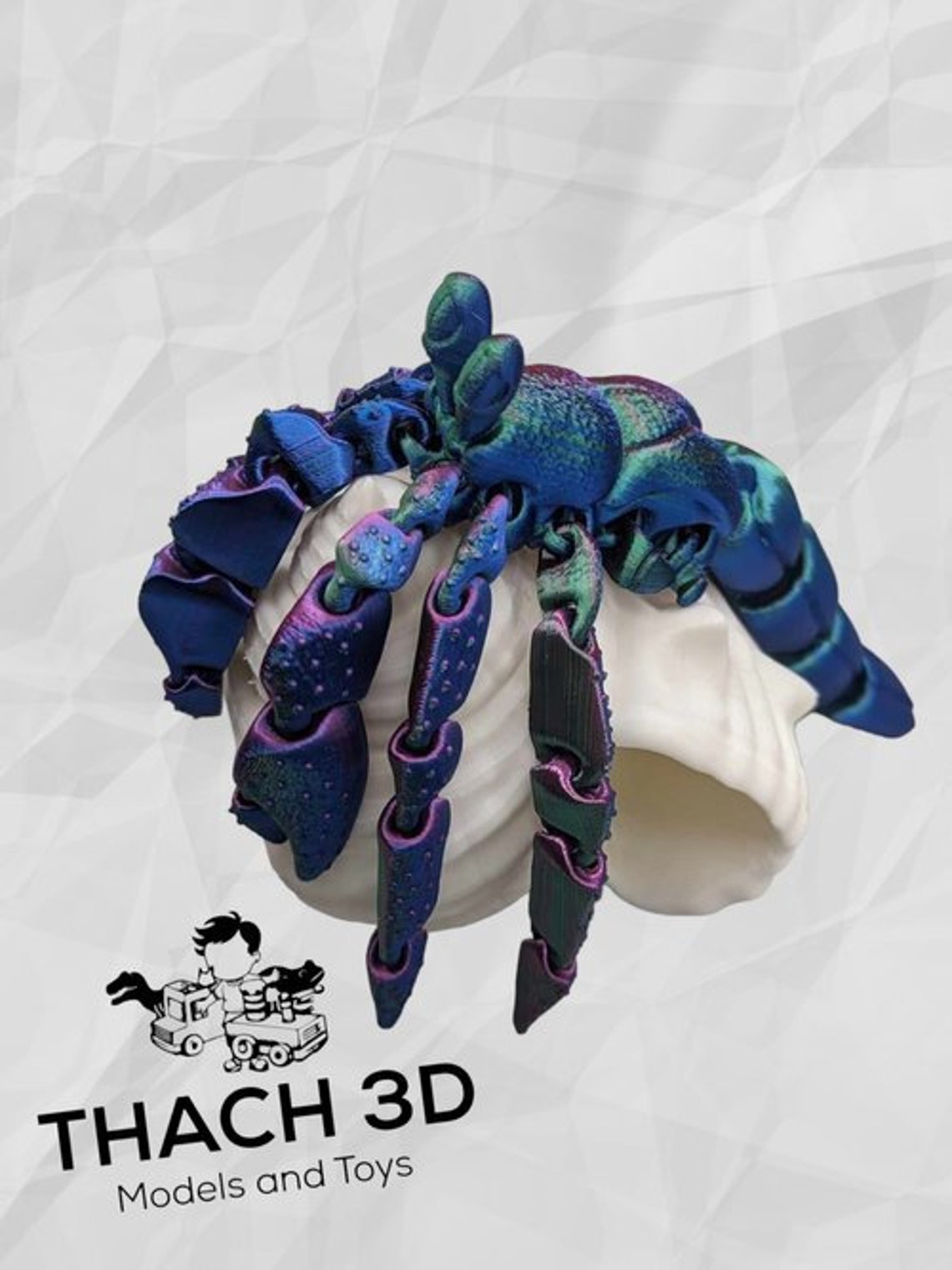 Xl HERMIT CRAB With WHITE Shell - Etsy