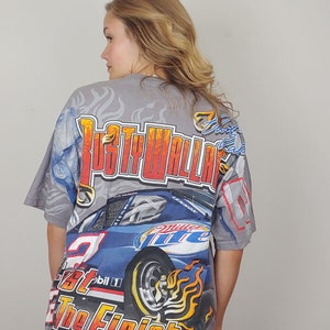 Vintage Rusty Wallace T Shirt Rusty Wallace Shirt 90s Nascar T Shirt ...