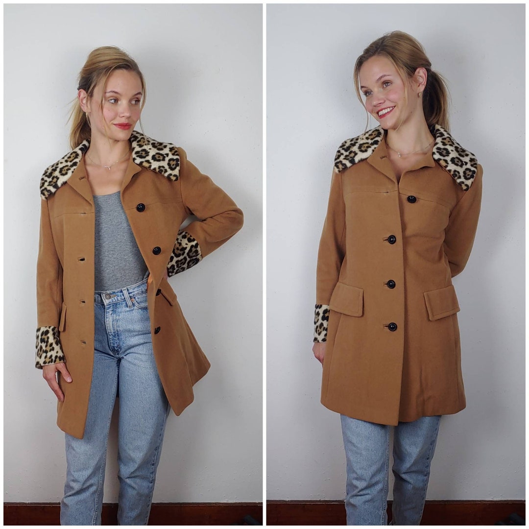 Vintage Wool Jacket | Cheetah Print Jacket | Fashionbilt Wool Jacket ...