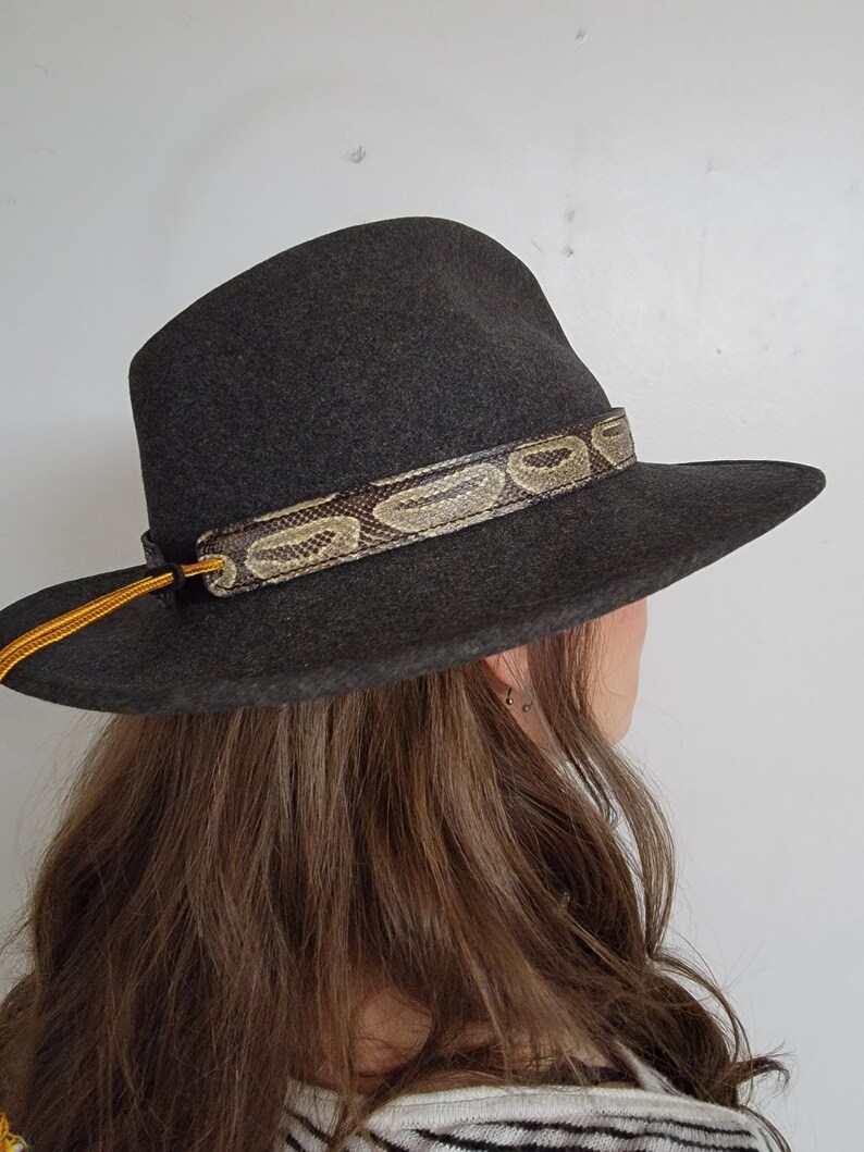 Ball Python Snake Skin Hatbands Western Cowboy Cowgirl Hat - Etsy