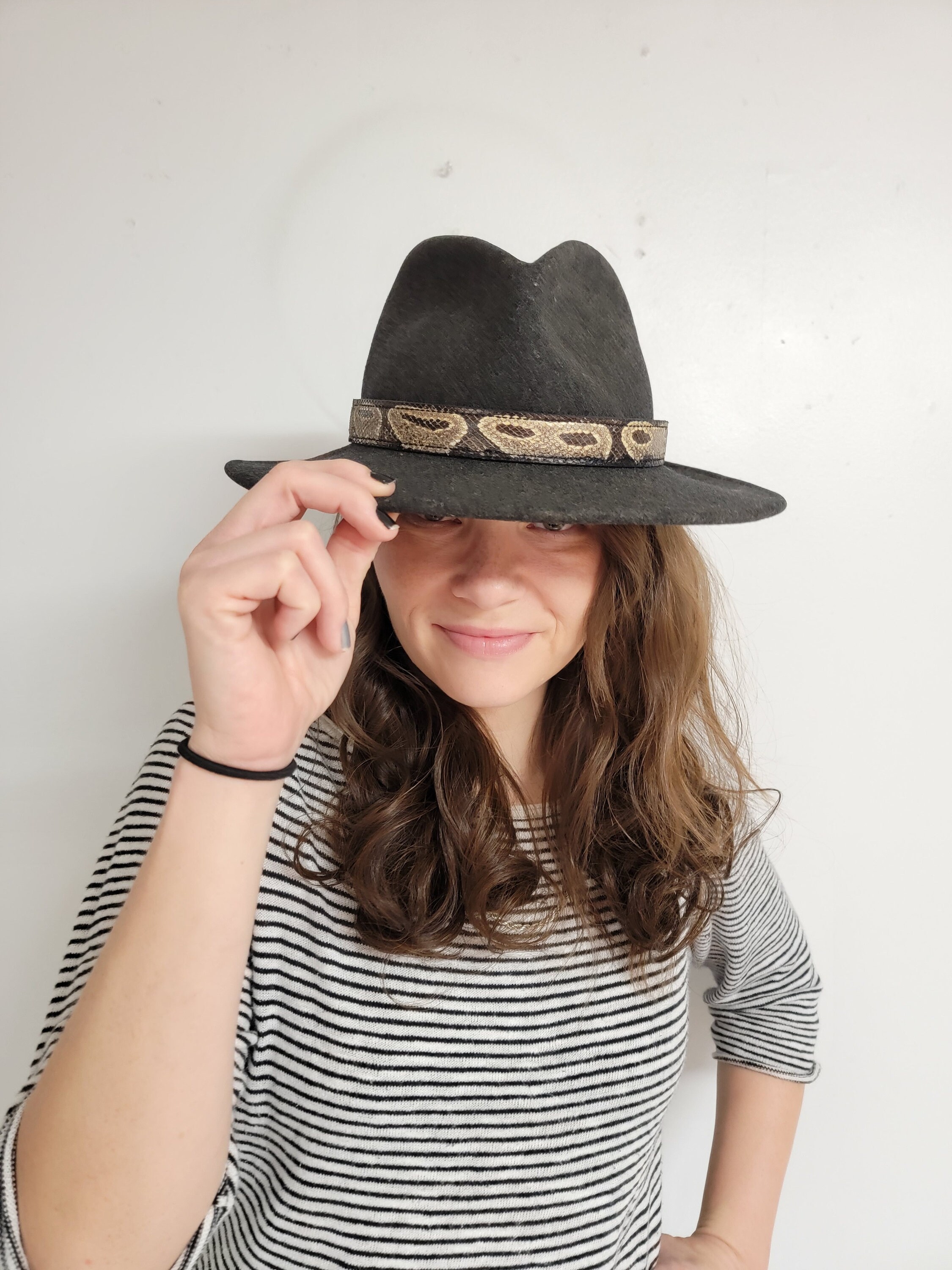 Ball Python Snake Skin Hatbands Western Cowboy Cowgirl Hat - Etsy