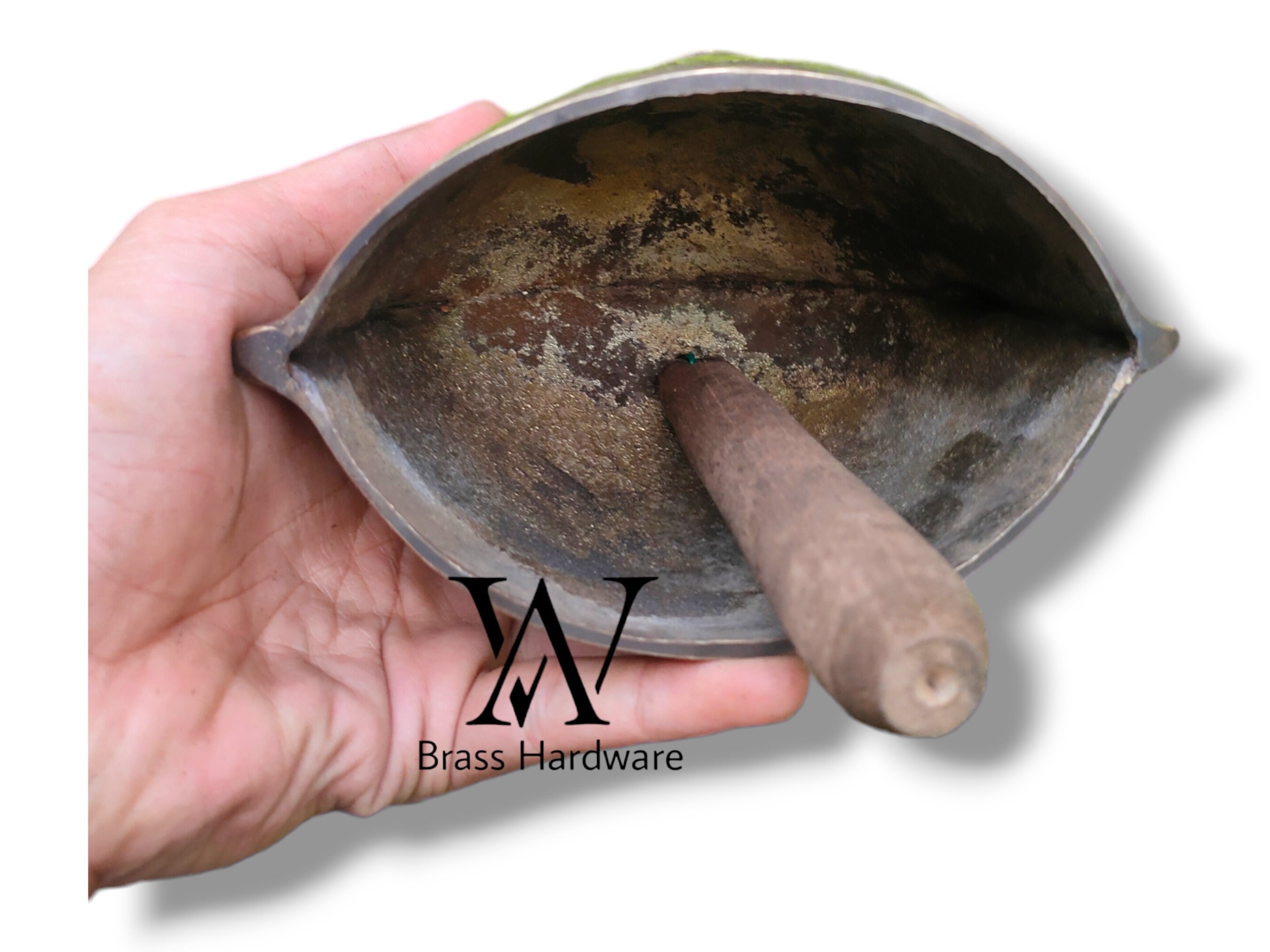 1 Pieces Antique Brass House Doorbell Brass Cow Bell Grocery Cow No. 5 ...