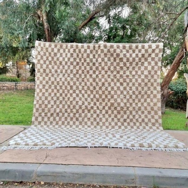 Moroccan Checkered Rug - Etsy