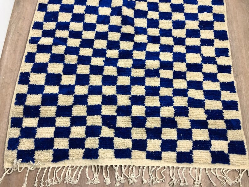 Moroccan Checker Rug / Checkered Rug / Checkerboard Rug / Custom ...