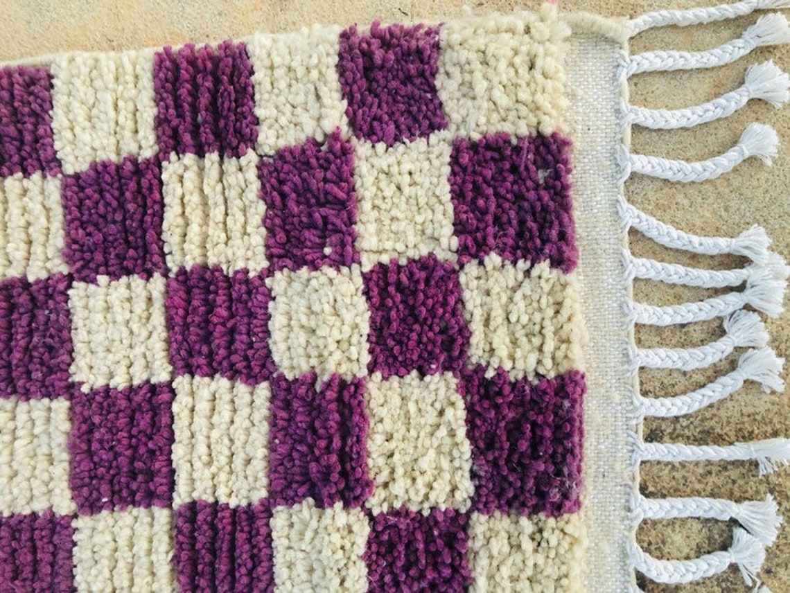 Moroccan Checker Rug / Checkered Rug / Checkerboard Rug / Custom ...