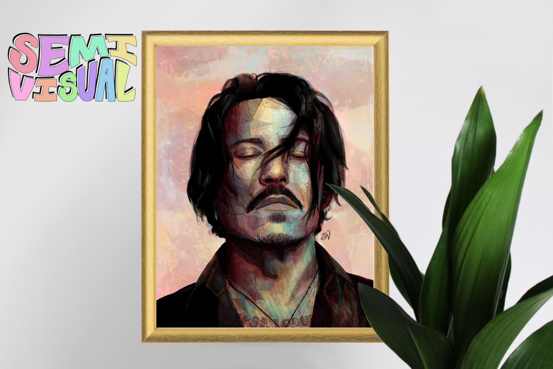 Johnny Depp Art Print - Etsy