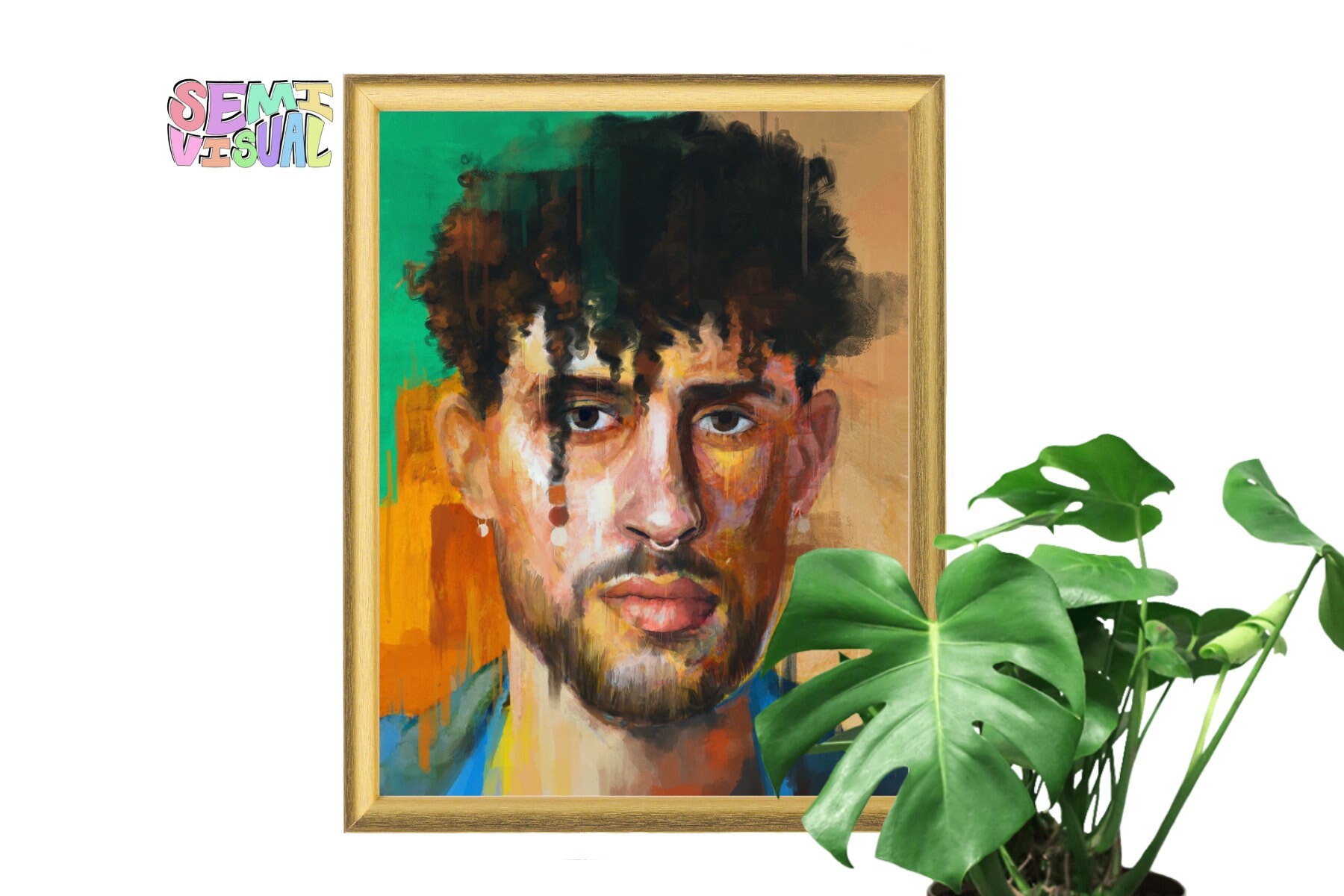 Bad Bunny Art Print - Etsy