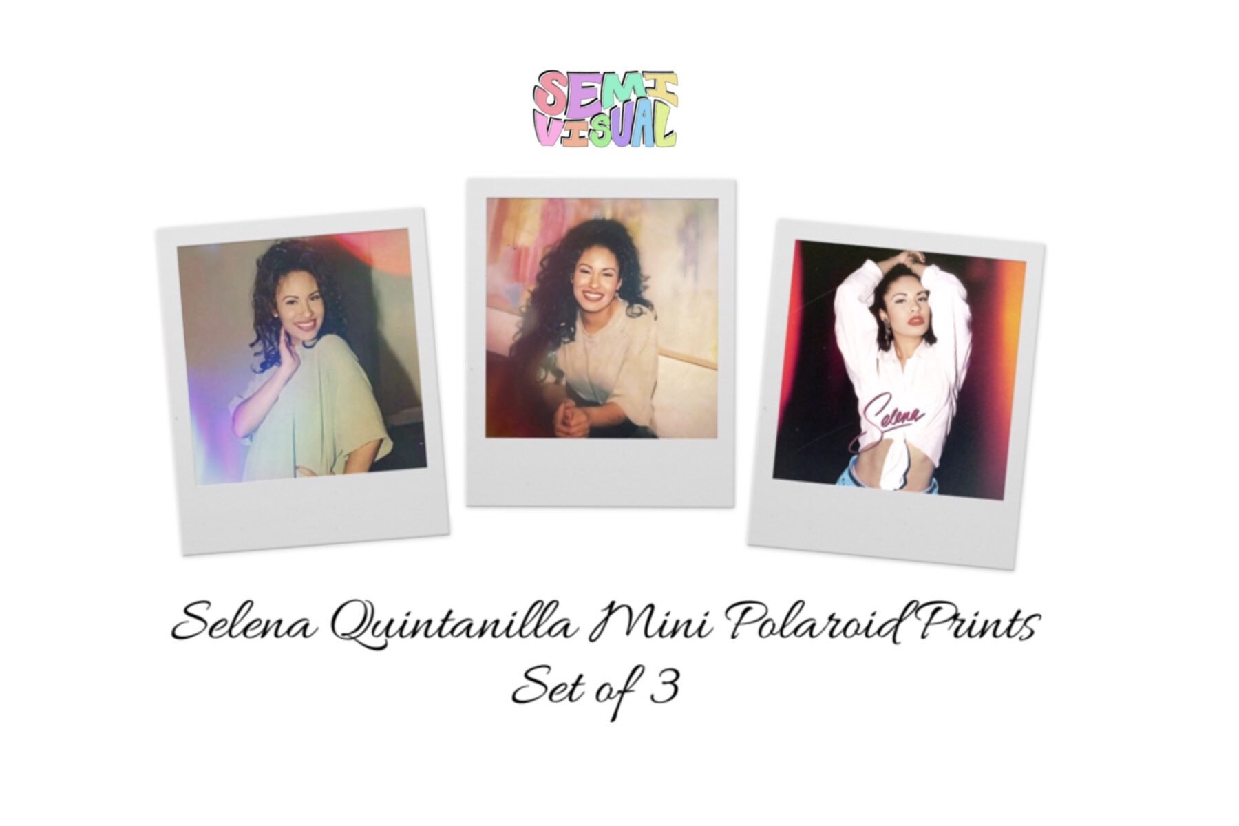 Selena Quintanilla Mini Photo Prints Set of 3 - Etsy