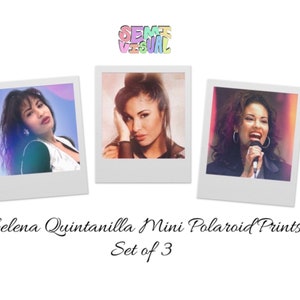 Selena Quintanilla Mini Photo Prints - Set of 3 - Etsy