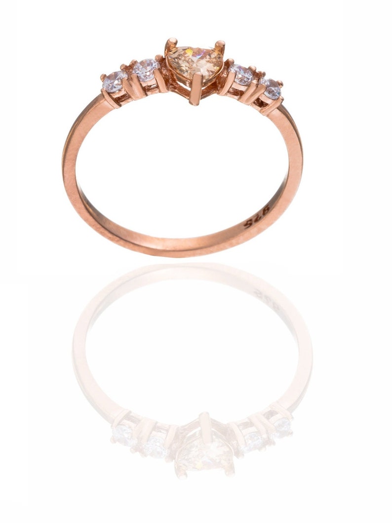 Personalized Kids Birthstone Ring 925 Sterling Silver 14K - Etsy