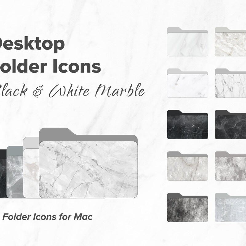 Marble Desktop - Etsy