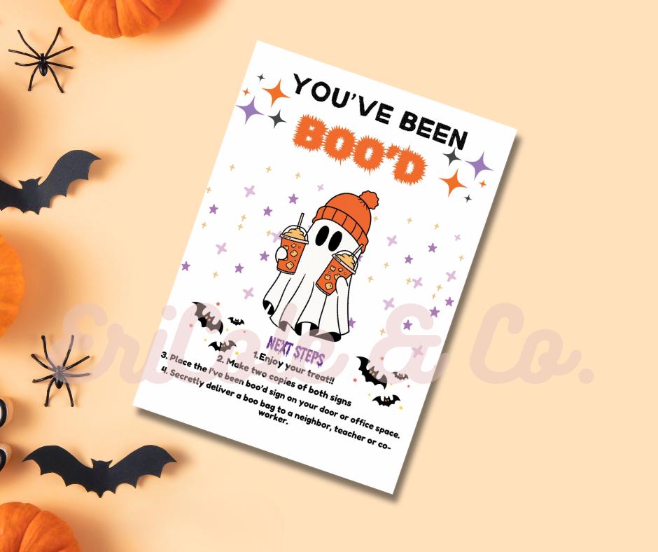 You've Been Boo'd Printable Download, Instant Download I've Been Booed ...