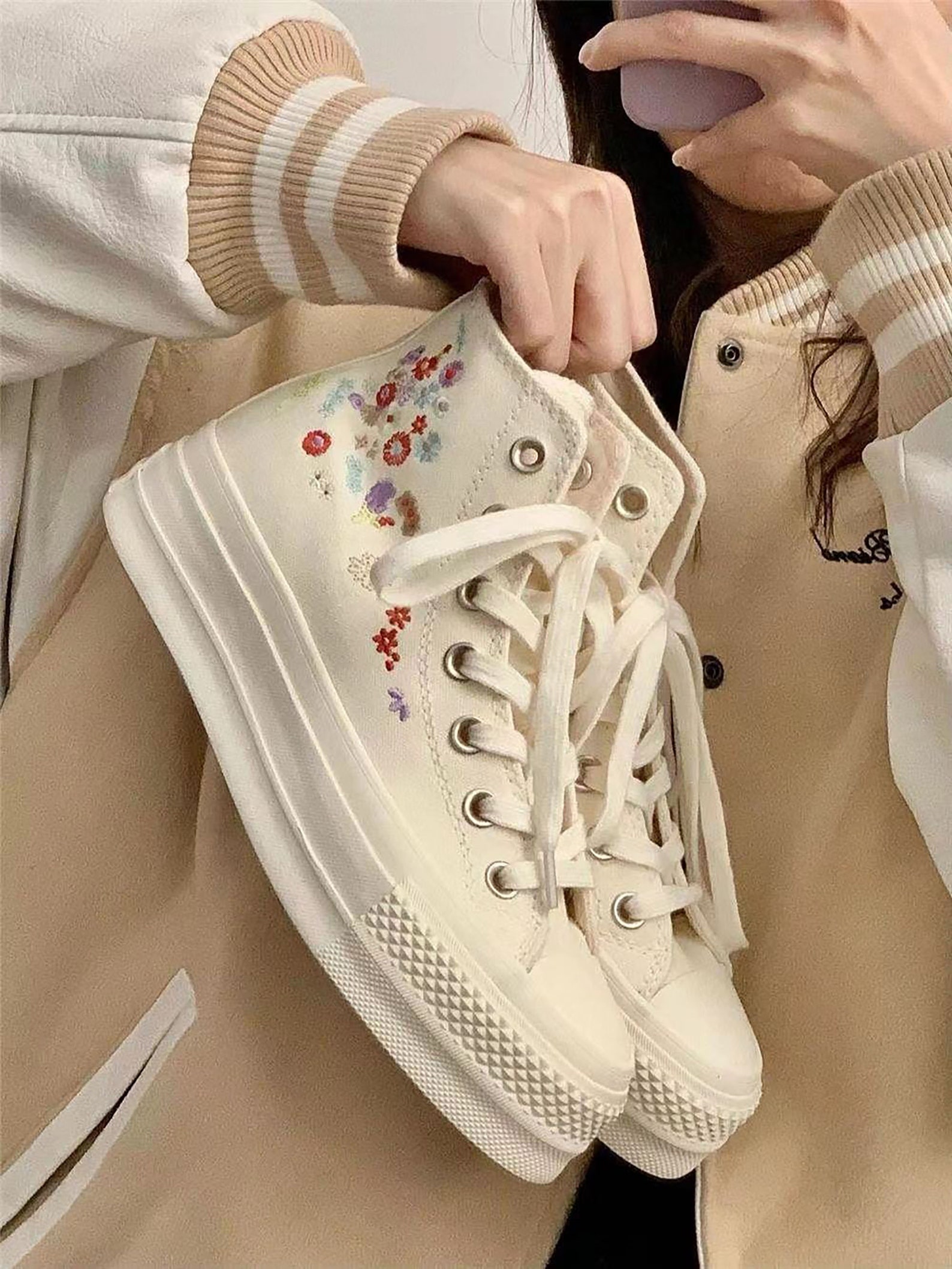 Converse Embroidered Shoes Converse Chuck Taylor 1970s - Etsy