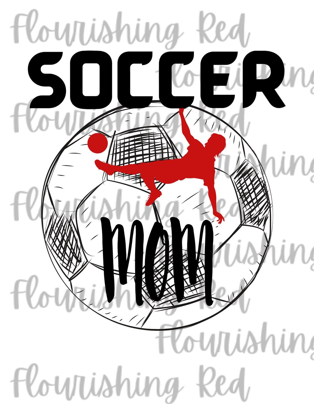 Soccer Mom Svg File Sport Mom Svg File Soccer Svg Etsy