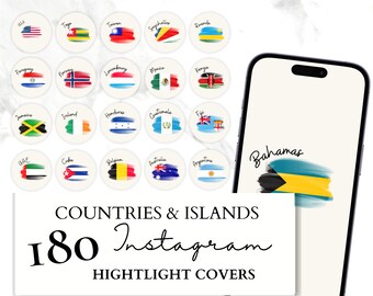 Instagram Highlight Flags - Etsy