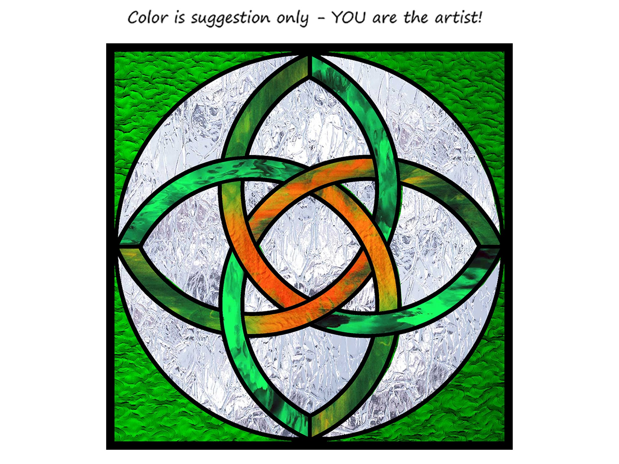 Simple Knot Stained Glass Patterns