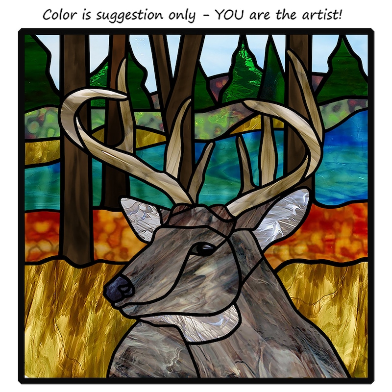 Copper Deer Scene - Etsy