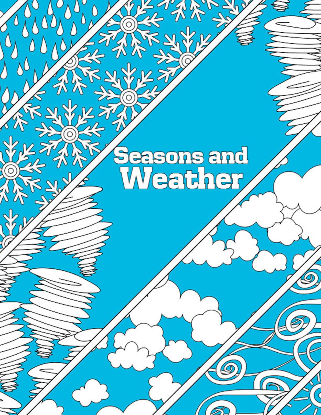Seasons and Weather Adult Coloring Book Digital Download PDF File ...