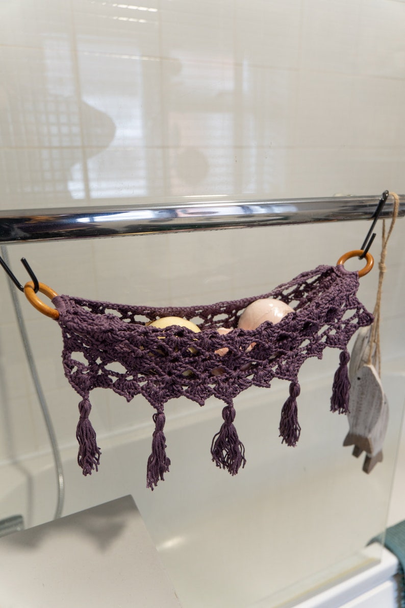 Decorative Mini Crochet Hammock Fruit Hammock Bathroom - Etsy