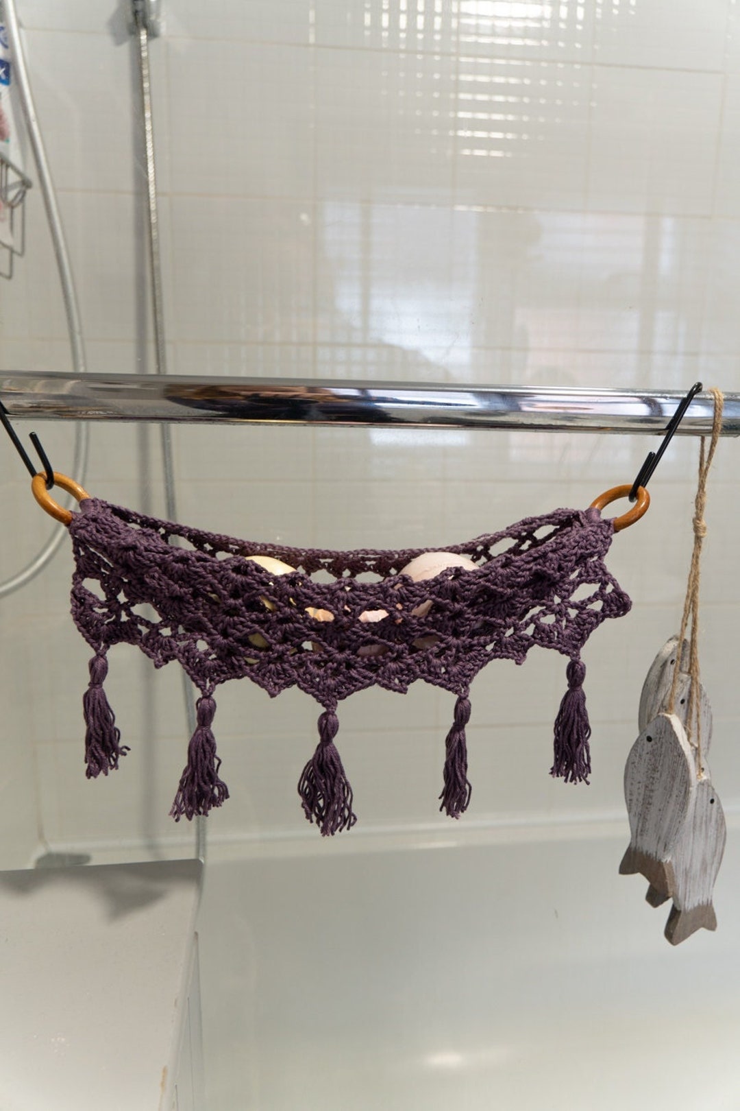 Decorative Mini Crochet Hammock Fruit Hammock Bathroom - Etsy